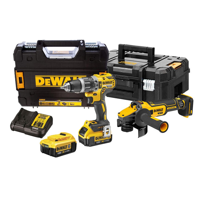DeWalt DCD796 Drill & DCG409 Grinder Combo Kit | DWCOMBO68 — 25South